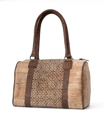 Sac en Liège rectangulaire rigide, texture Okapi – Design Textinova